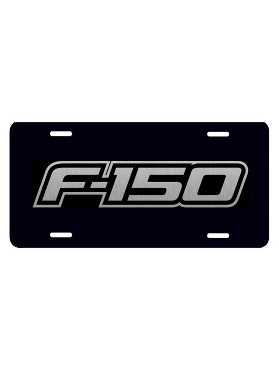 Accents | F15 Black Metal Aluminum License Tag Plate | Poshmark